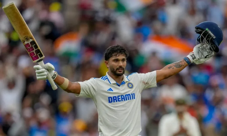 Nitish Reddy Test Century